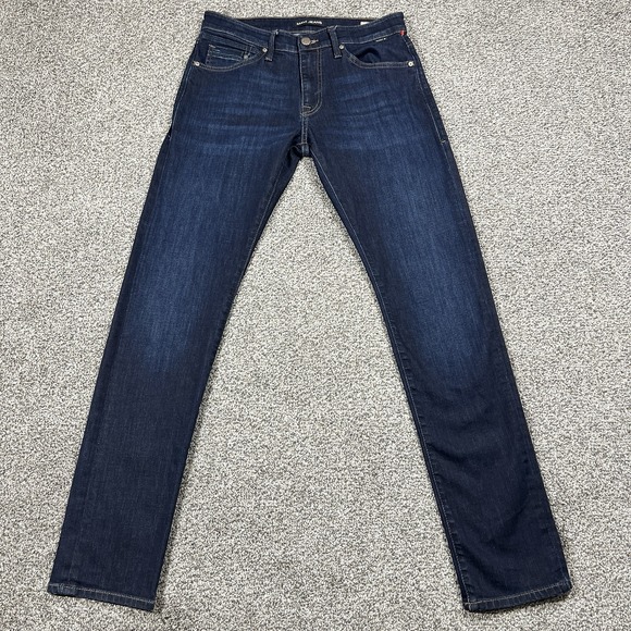 Mavi | Jeans | Mavi Jeans Mens 3x34 Blue Jake Slim Straight Preppy Dark ...